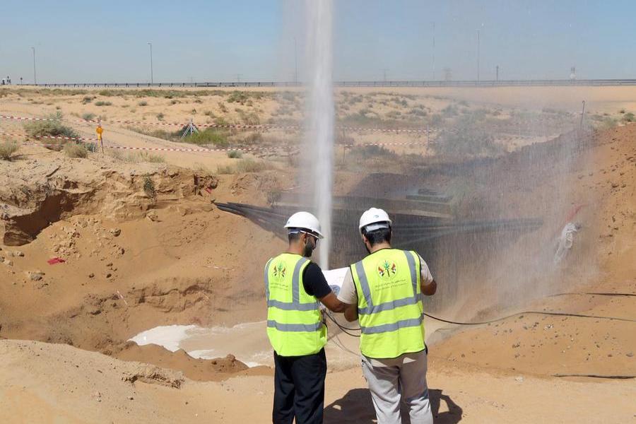 SEWA completes project to extend strategic water pipeline in Sharjah