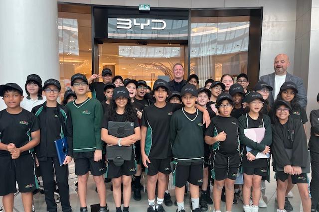 Deira International School students visit BYD showroom to explore ...