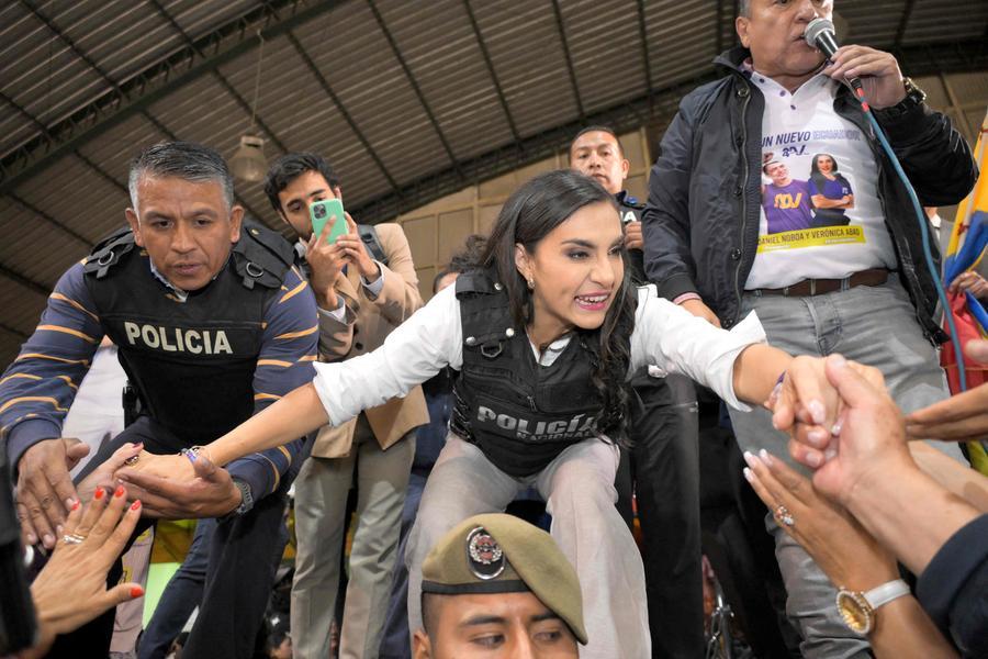 Ecuador's youngest-ever president vows to 'restore peace'