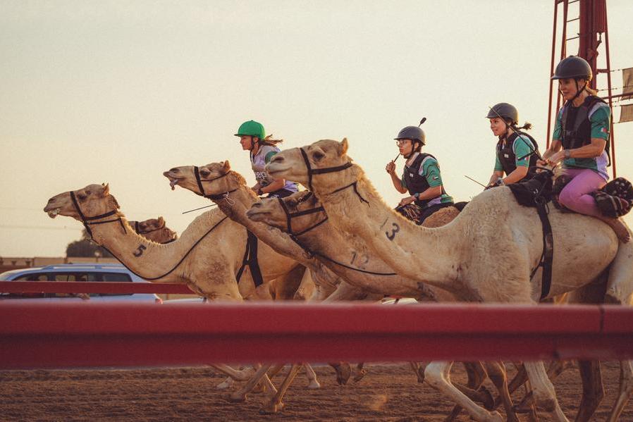 Trailblazing female jockeys from Dubai lead France's first-ever camel ...