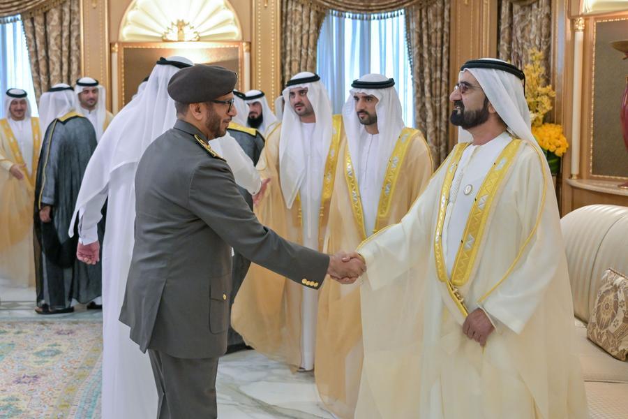 Mohammed bin Rashid receives well-wishers on Eid Al Fitr