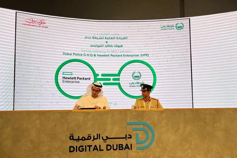 Dubai Police, Hewlett sign MoU