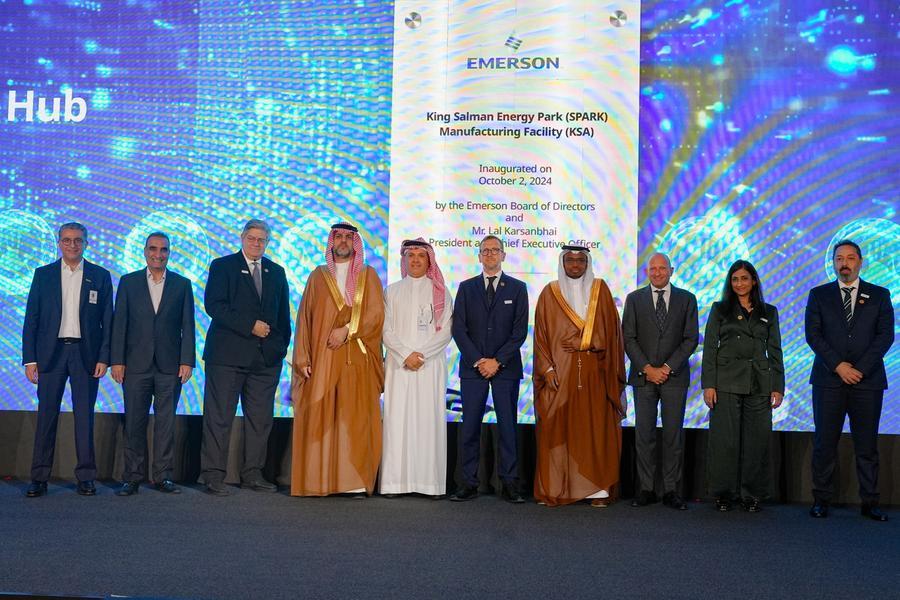 Emerson opens new Saudi Arabia manufacturing hub at King Salman Energy Park