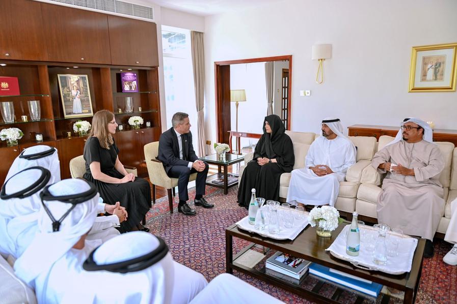 UAE: Ahmed bin Saeed and Latifa bint Mohammed visit British Consulate ...