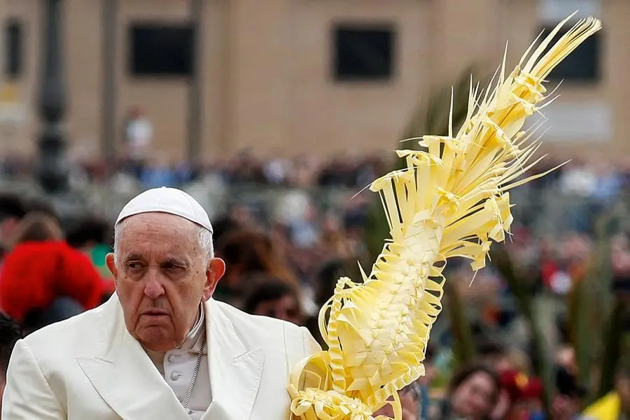 Christian faithful mark Palm Sunday
