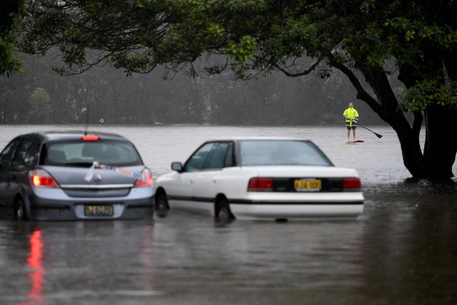 Heavy rains in Sydney flood downtown streets, trigger evacuations