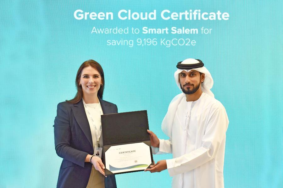 Moro Hub presents Smart Salem Medical Center with a Green Certificate for Eenvironmental commitment