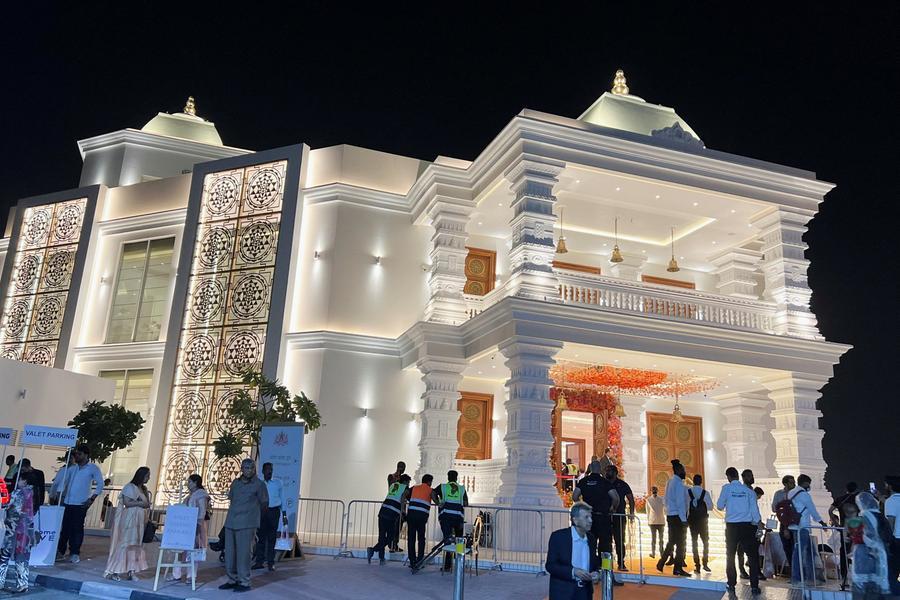 Dubai's newest Hindu temple officially opens its doors to residents in ...