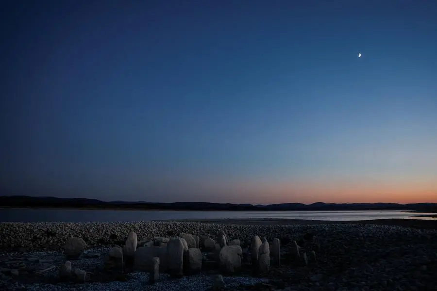 'Spanish Stonehenge' emerges from drought-hit dam