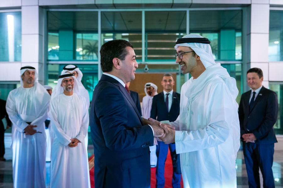 Abdullah bin Zayed receives Minister of Foreign Affairs of Uzbekistan
