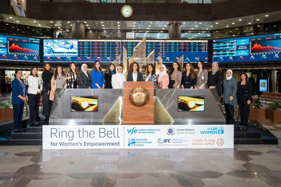 Boursa Kuwait rings the bell for women’s empowerment for the seventh ...