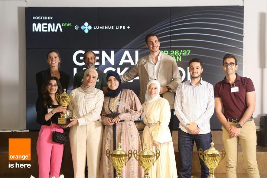 Orange Jordan official telecom sponsor of Gen AI Hackathon which ...