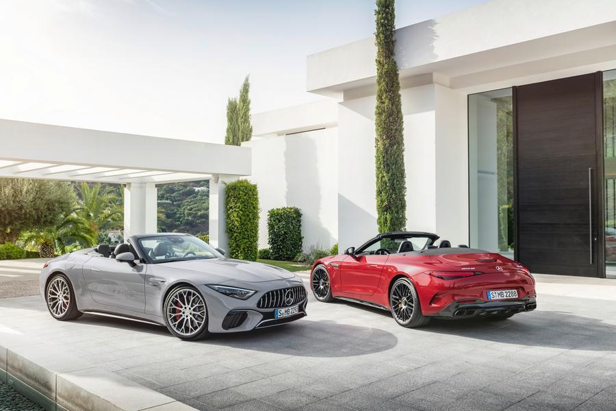 The 2023 Mercedes-AMG SL 55 4MATIC+: The luxurious roadster for ...