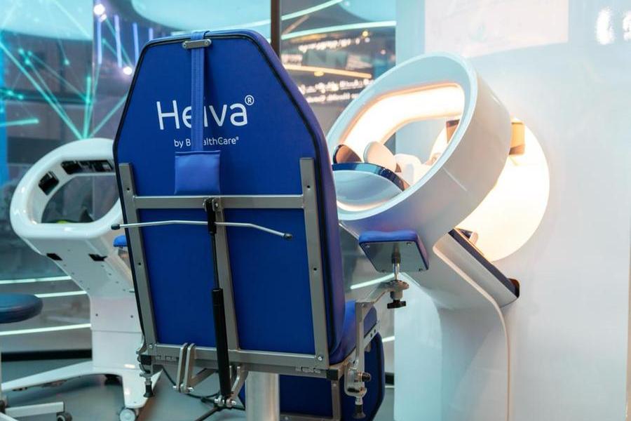 Blood-drawing robot featured at "Emirates Health Services" Platform at ...