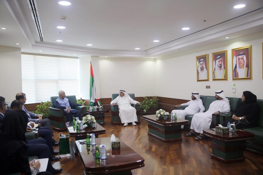 Pakistan Ambassador discusses investment opportunities with RAK Chamber