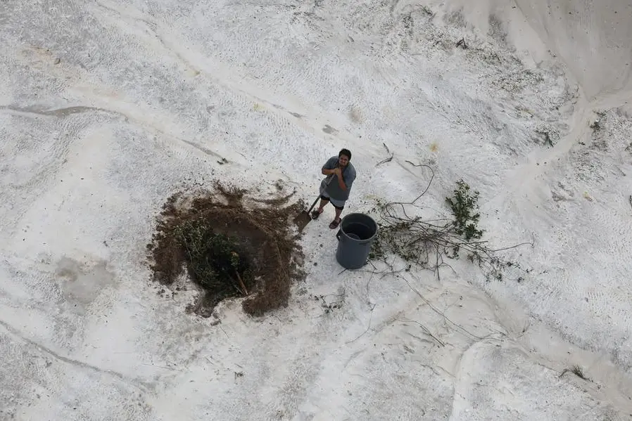 Hurricane Ian's devastation seen from above