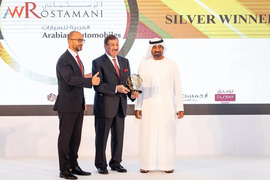 Arabian Automobiles Company wins silver during UAE Innovation Award