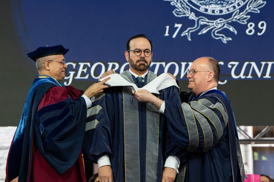 H.E. Mohammad Al Gergawi awarded Honorary Doctorate at Georgetown ...