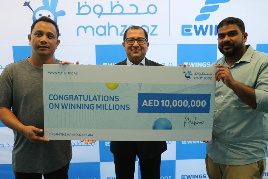 A first in Mahzooz’s history: two winners share top prize of AED 10,000,000