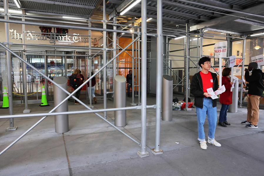 New York Times workers stage first strike in 40 years
