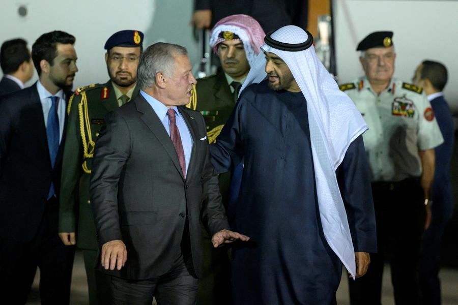 UAE President receives King of Jordan in official ceremony