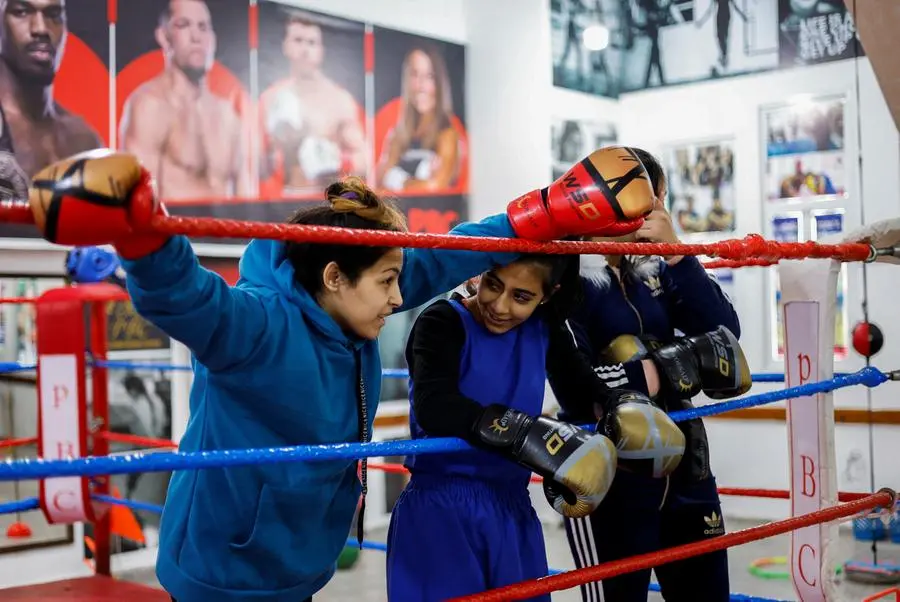 Gaza's only Boxing Club for girls