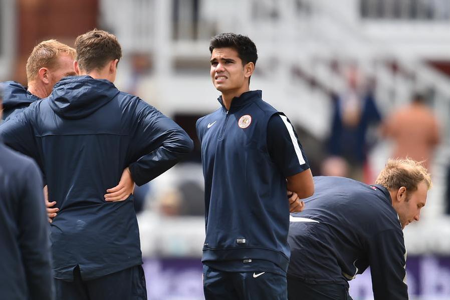 Arjun emulates dad Sachin, smashes century on Ranji debut