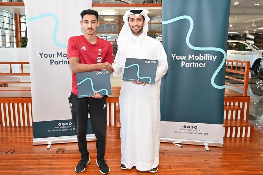 Al Abdulghani Motors welcomes sports champion Ali Radi Arshid