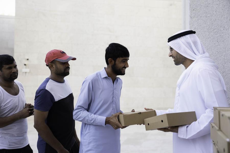 Abrahamic Family House distributies 6,000 iftar boxes in Ramadan