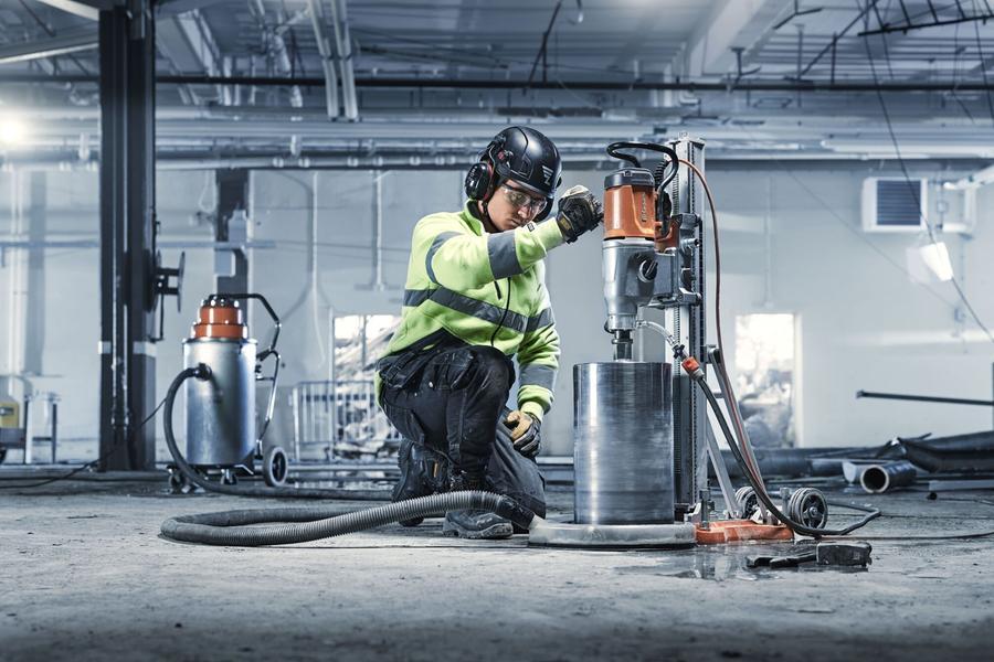 Husqvarna Construction launches first electric drill motors equipped ...