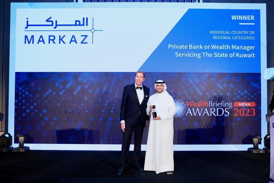 Markaz named “Best Wealth Manager in Kuwait” by WealthBriefing MENA Awards