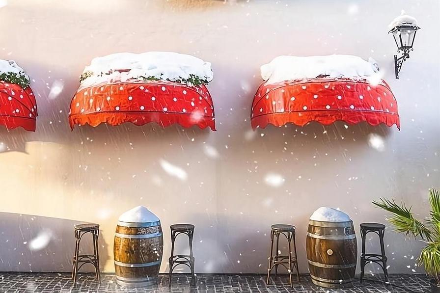 UAE winter: Now, experience snow on Dubai’s rain street