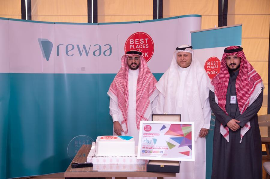 Rewaa earns the Best Places to Work certification in Saudi for 2024