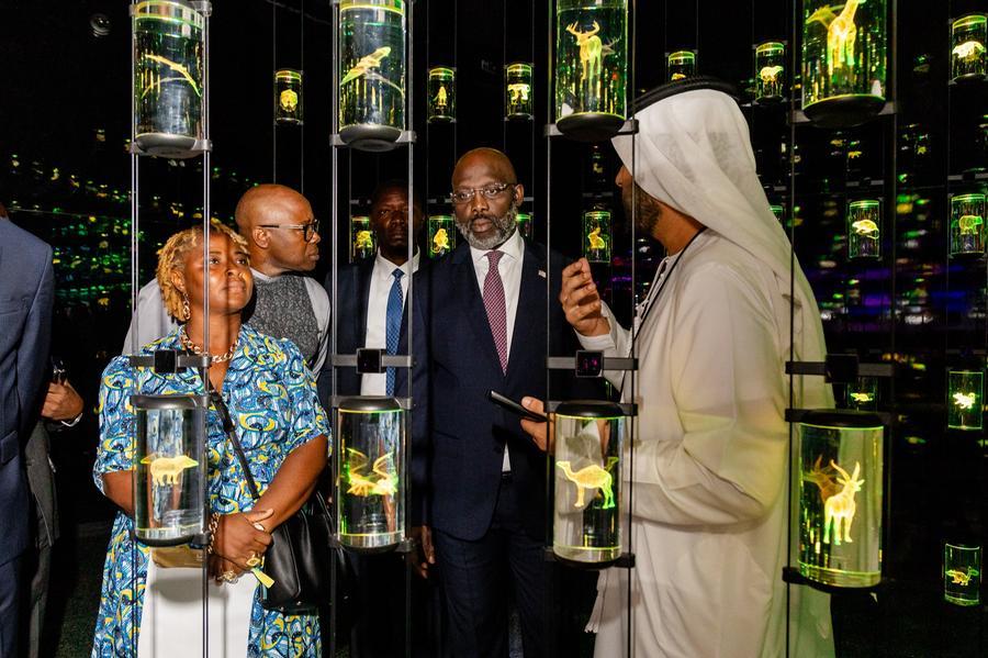 Former President of Liberia visits Museum of the Future