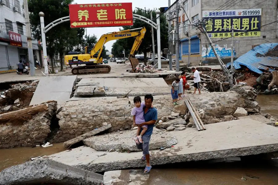 China's flood-hit Hebei raises disaster relief plan to highest level