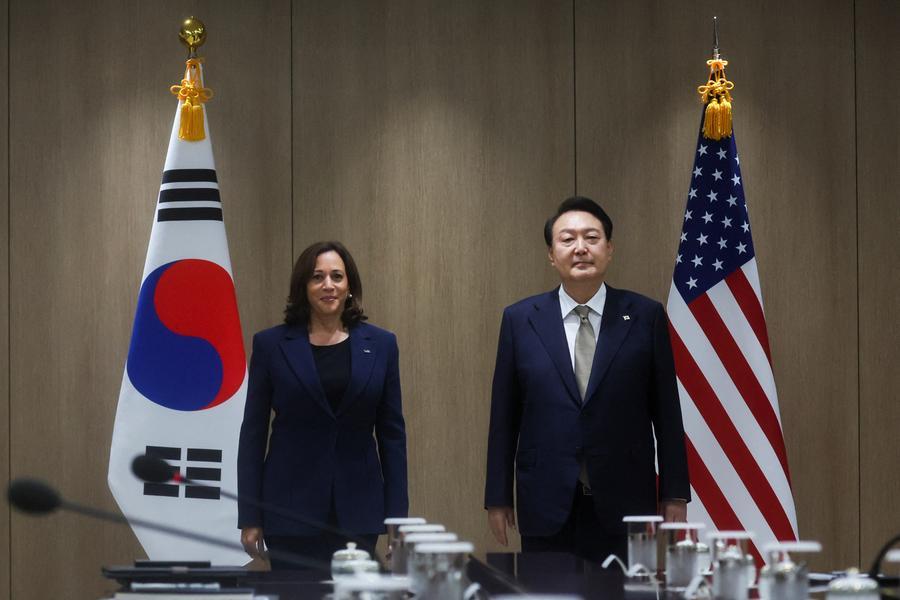 U.S. VP Harris says she is in South Korea to reinforce strength of alliance