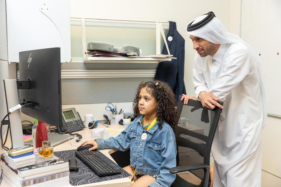 Children discover parent work environment with Qatar Career Development ...