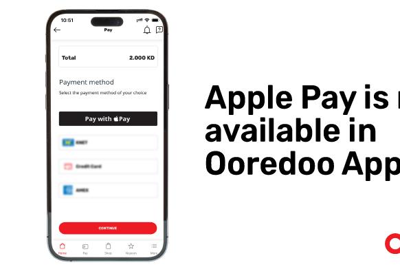 Ooredoo Kuwait announces the launch of Apple Pay through MyOoredoo App
