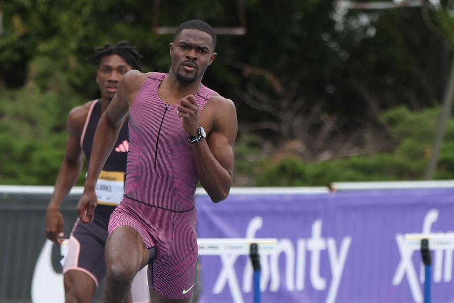 Benjamin wins LA 400m hurdles in blistering 46.64sec
