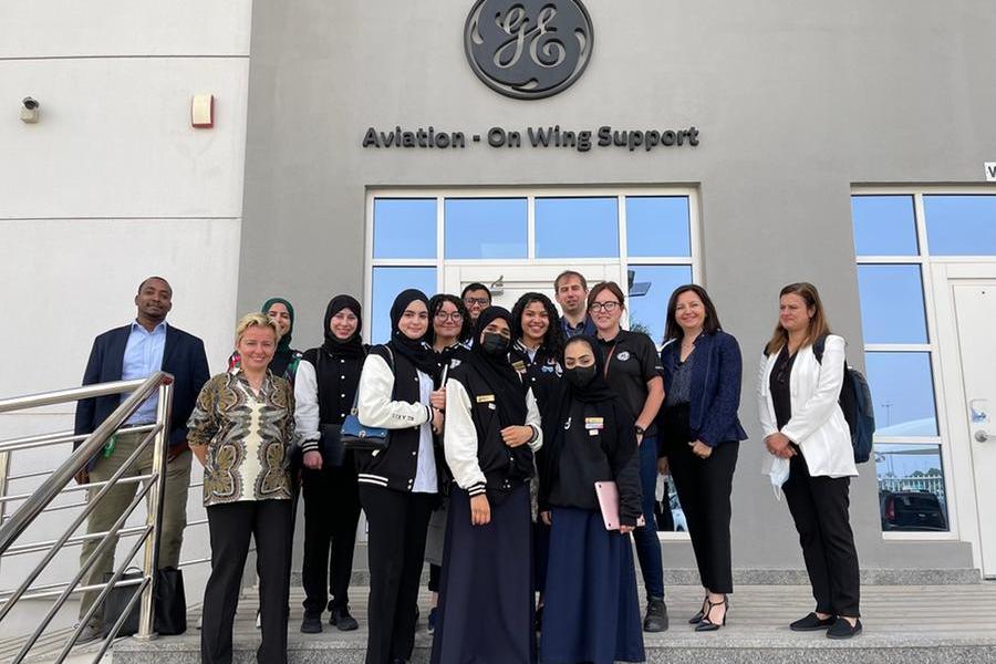 GE hosts female students at its Aviation facility, inspiring them to ...