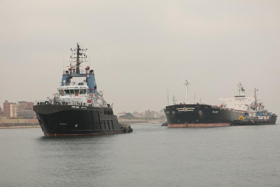 World's latest container ship EVER ACME transits Suez Canal on 1st sea ...