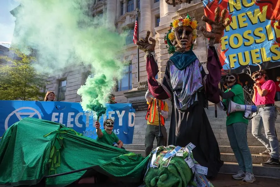 Earth Day marked by protests around the world
