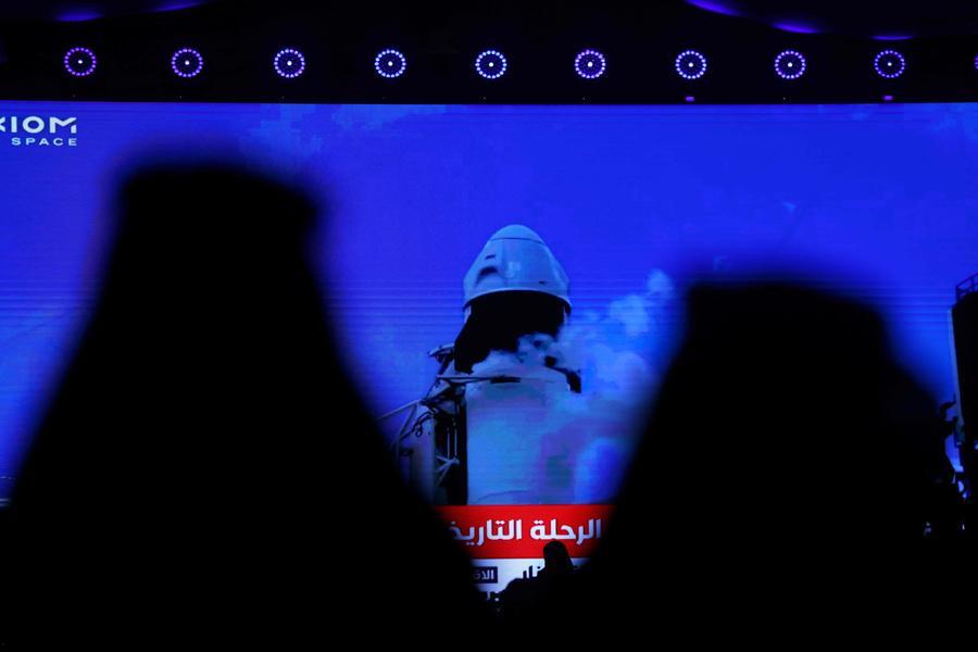 Rocket carrying Saudi man and woman launches to ISS: NASA feed