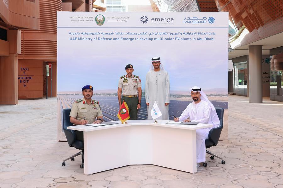 UAE Ministry of Defence and Masdar sign partnership agreement to ...