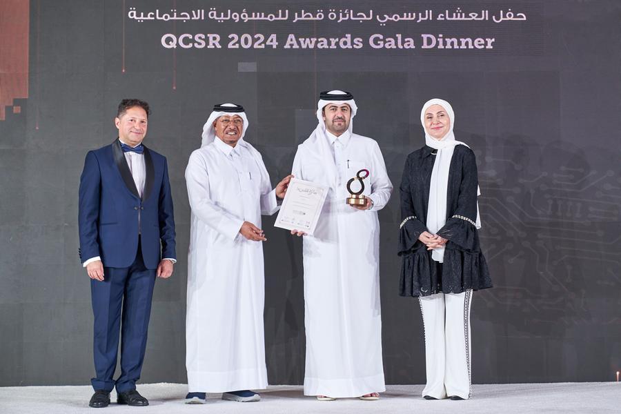 Ooredoo Qatar receives top honours at National CSR Awards