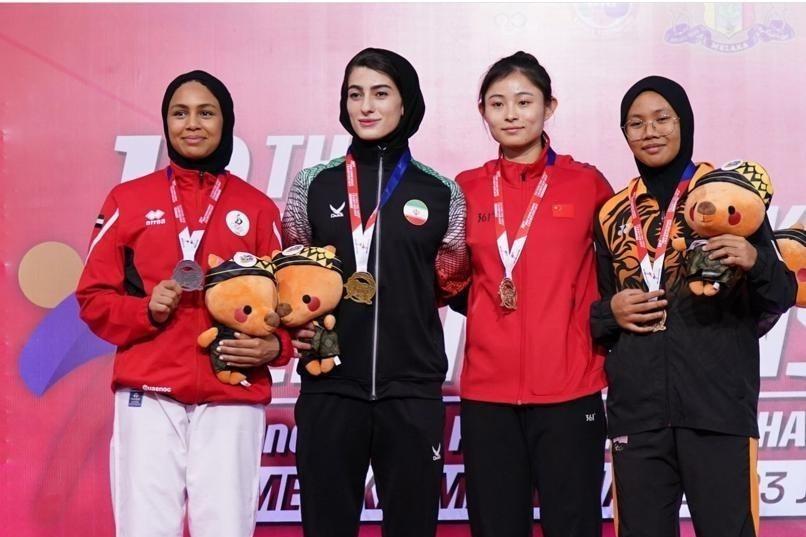 Sarah Al Ameri scoops silver medal at 19th Asian Senior Karate Championship