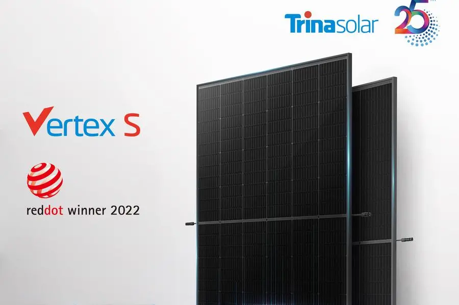 Trina Solar defines the Aesthetic black product by high tech