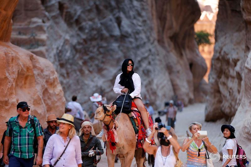 Unprecedented numbers of tourists hit Jordan’s archaeological sites