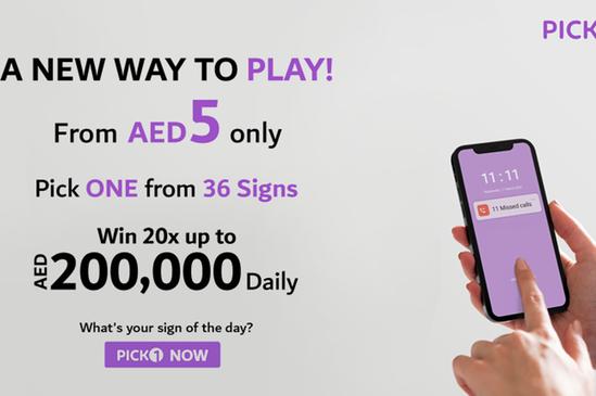 Emirates Draw introduces "PICK1": A new game with daily wins