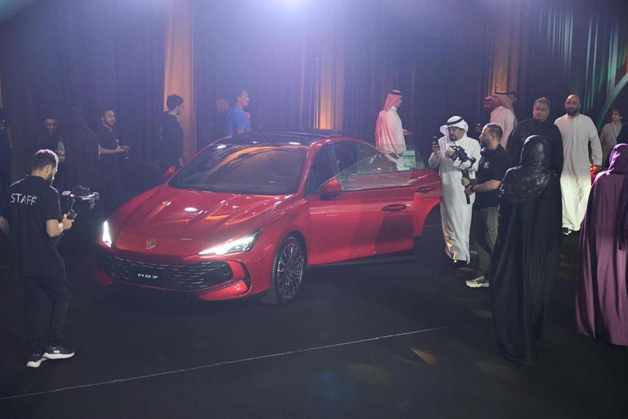 MG Motor unveils the all-new MG 7 luxury sedan in Saudi Arabia